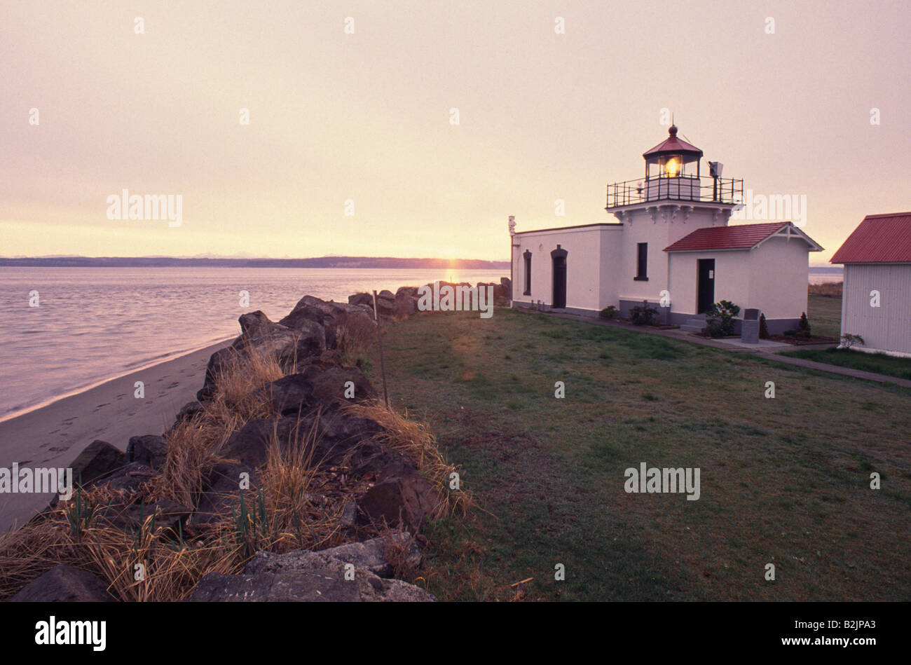Point No Point Kayak Lighthouse Kitsap peninsula Puget Sound Washington ...