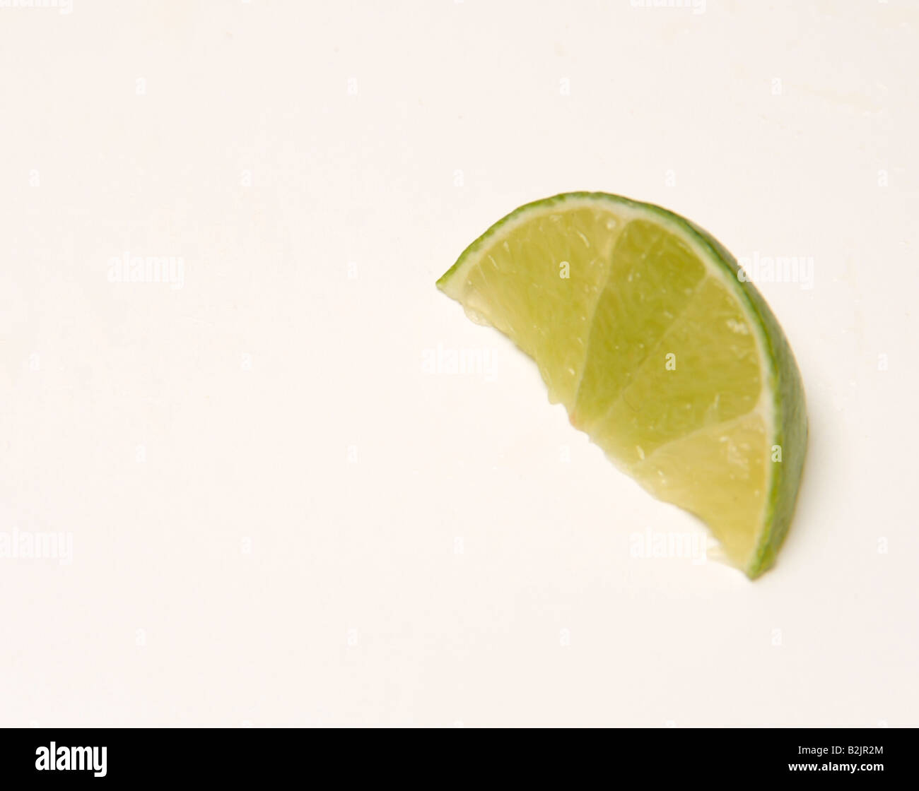 Lime Slices Wedges High Key Food Cut Out Stock Photo - Alamy