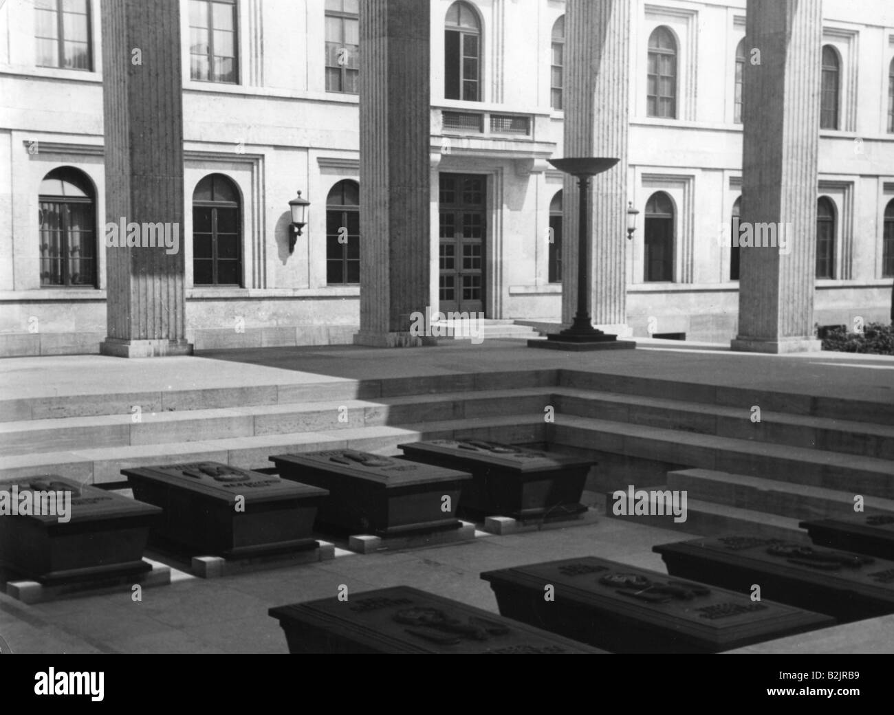 geography / travel, Germany, Munich, Königsplatz, Eastern side, NSDAP ...