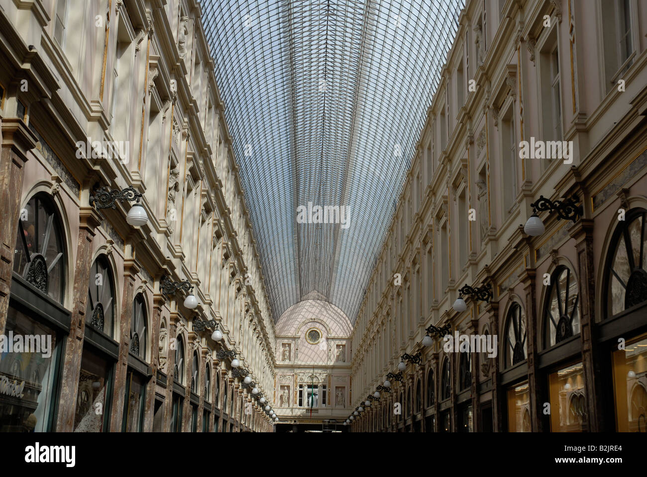 Saint Hubert Royal Gallery Brussels Belgium Stock Photo - Alamy