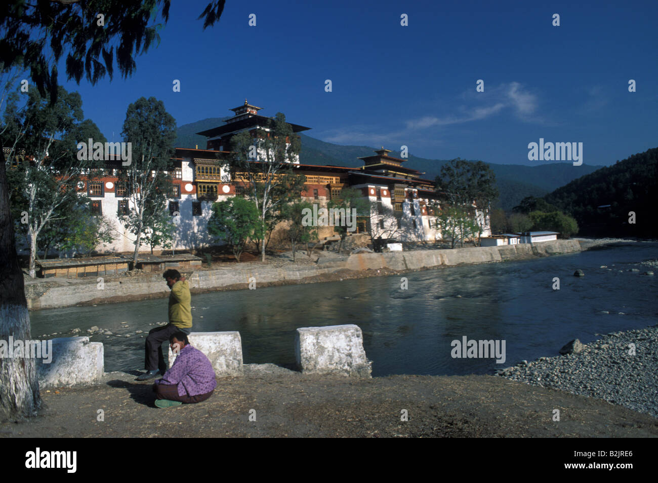Punakha Dzong Punakha Bhutan Stock Photo - Alamy