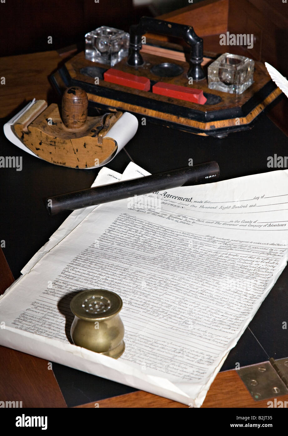 Historic writing document hi-res stock photography and images - Alamy