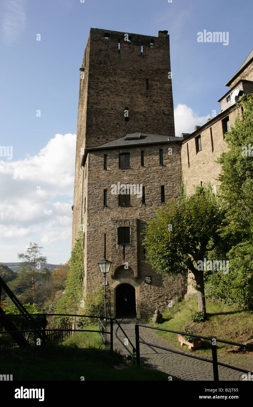 architecture, castles, Germany, Rhineland-Palatinate, Schoenburg Castle ...
