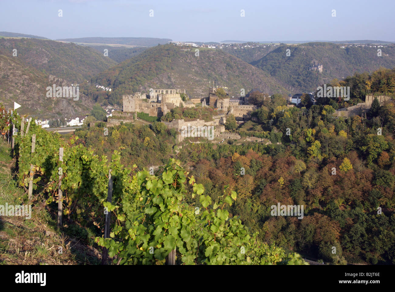 architecture, castles, Germany, Rhineland-Palatinate, Rheinfels Castle ...