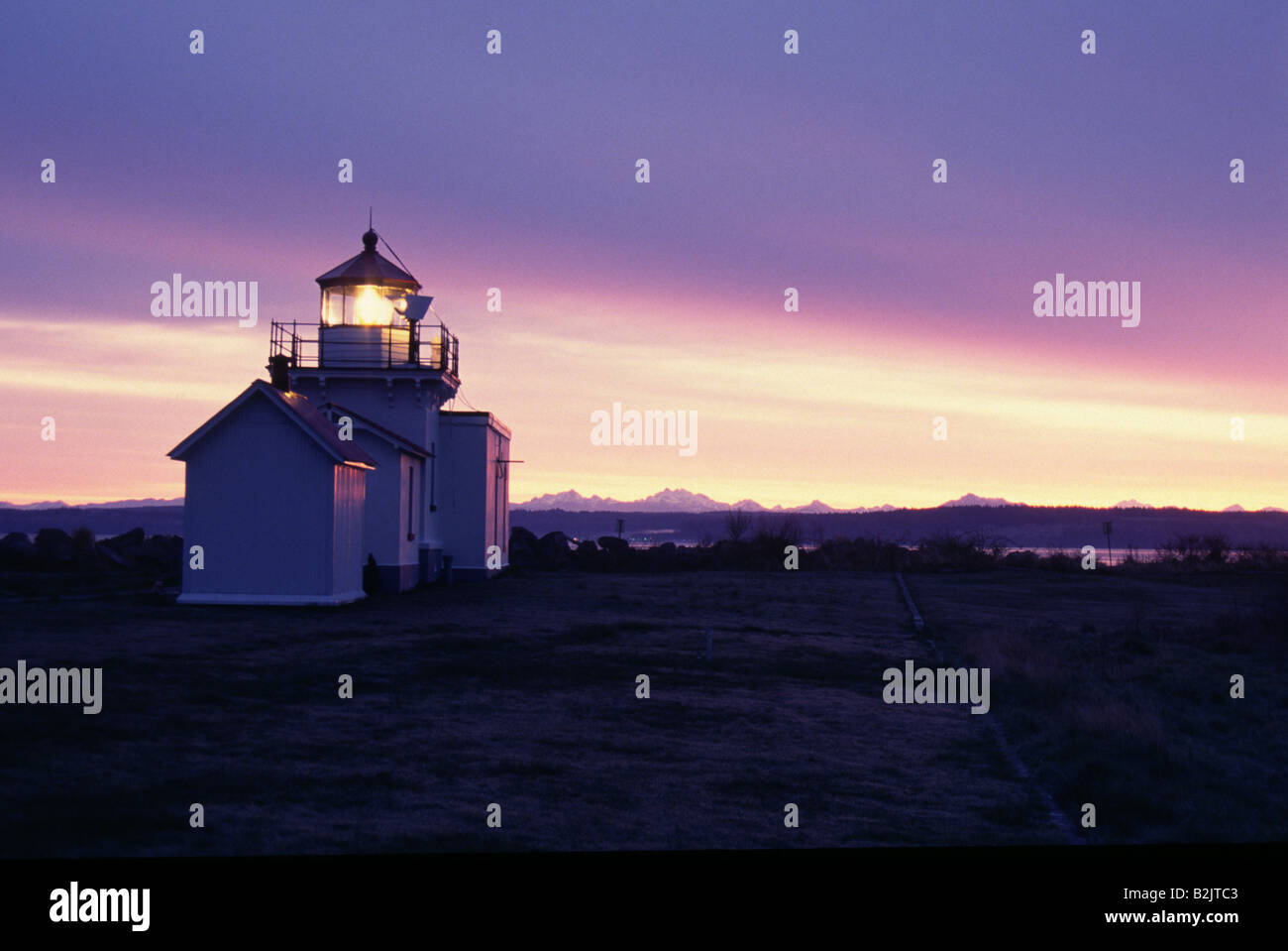 Point No Point Kayak Lighthouse Kitsap peninsula Puget Sound Washington ...