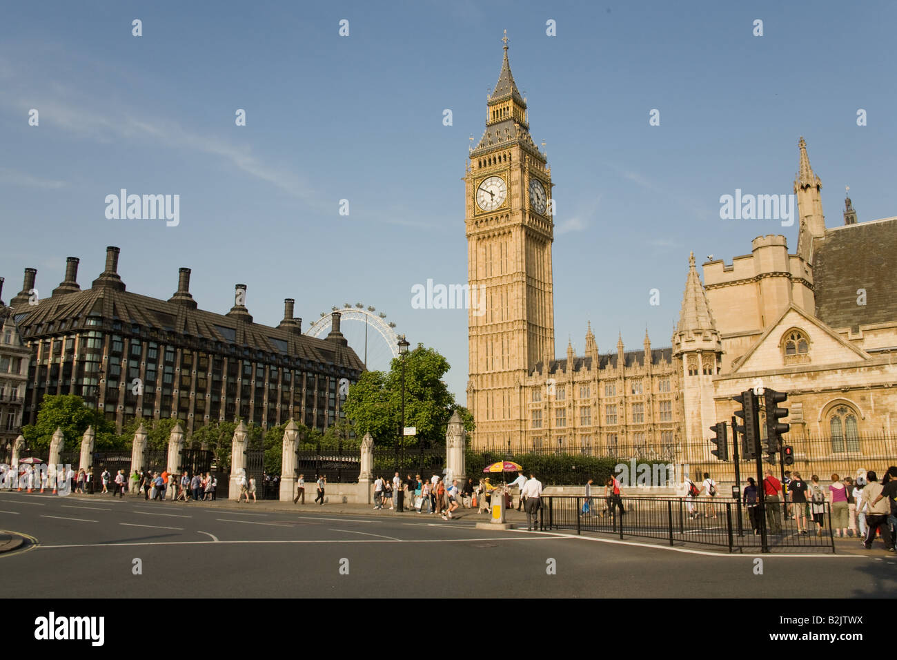 Big Ben and the houses of parliament, Westminster, London, England ...