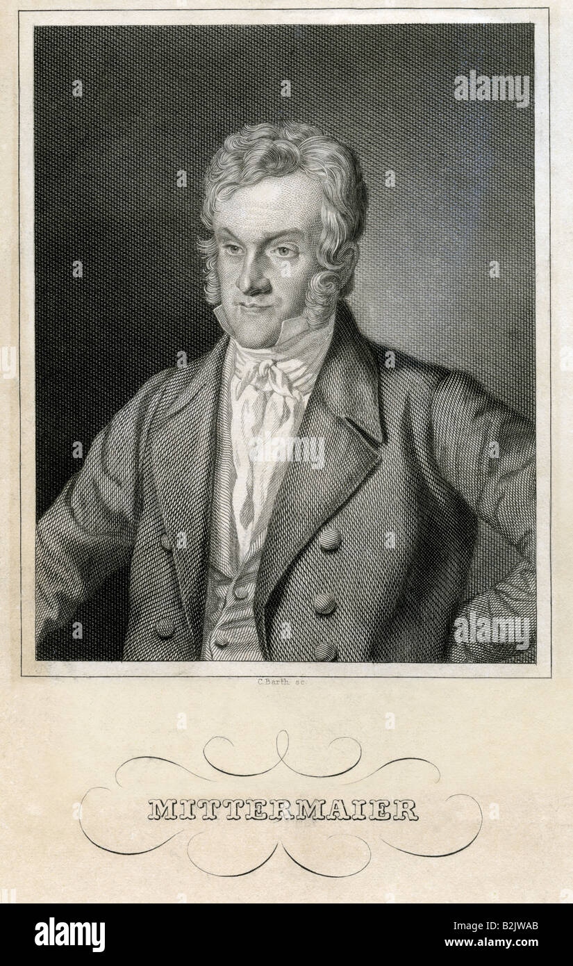 Karl joseph anton mittermaier hi-res stock photography and images - Alamy