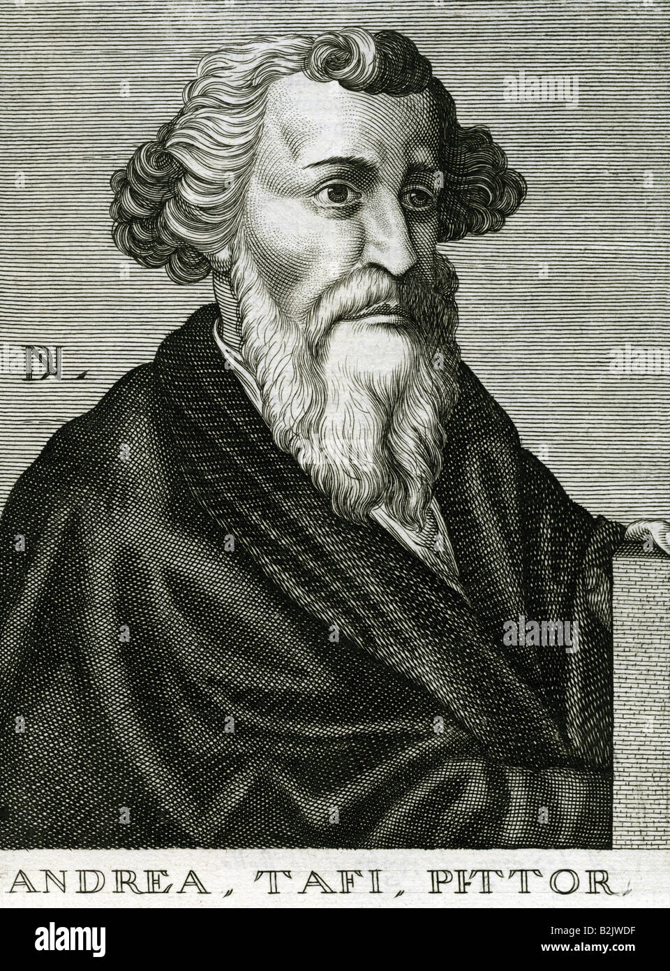 Tafi, Andrea, active 1300 - 1325, Italian artist, portrait, copper ...