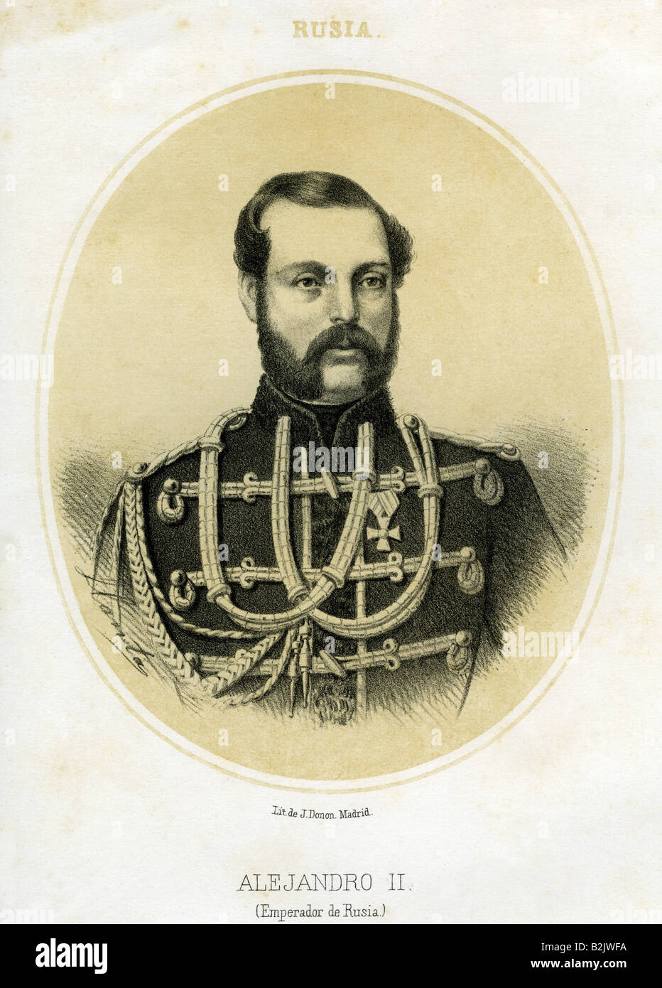 Tsar alexander ii emperor russia hi-res stock photography and images ...