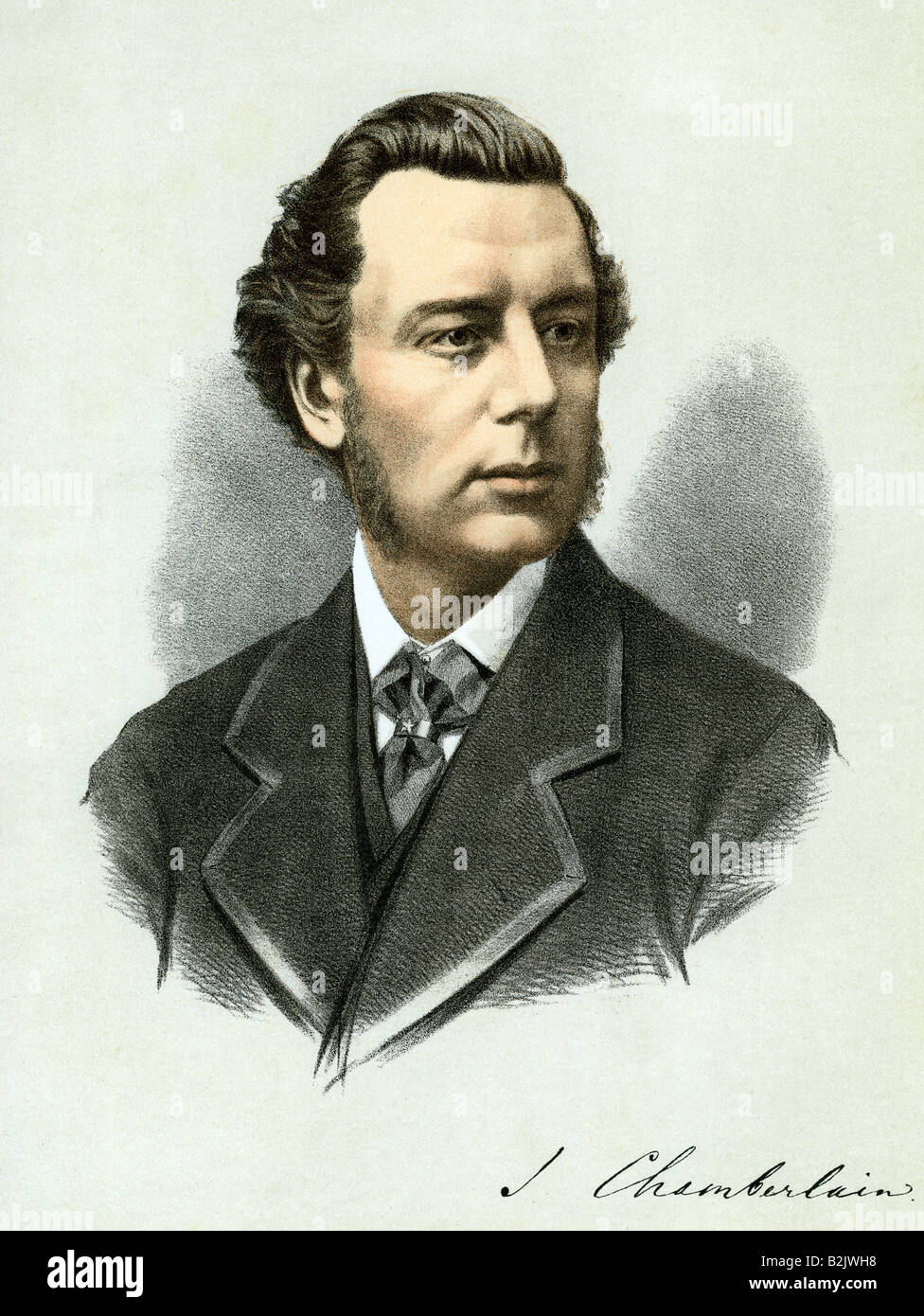 Chamberlain, Joseph, 8.7.1826 - 2.7.1914, British politician (liberal ...