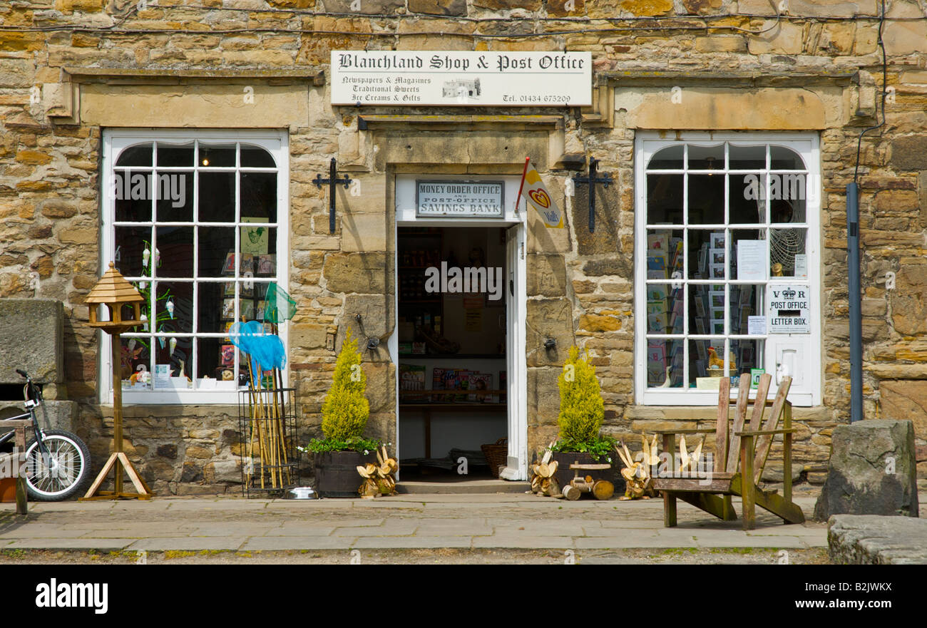 Post Office in Blanchland, County Durham, England UK Stock Photo - Alamy