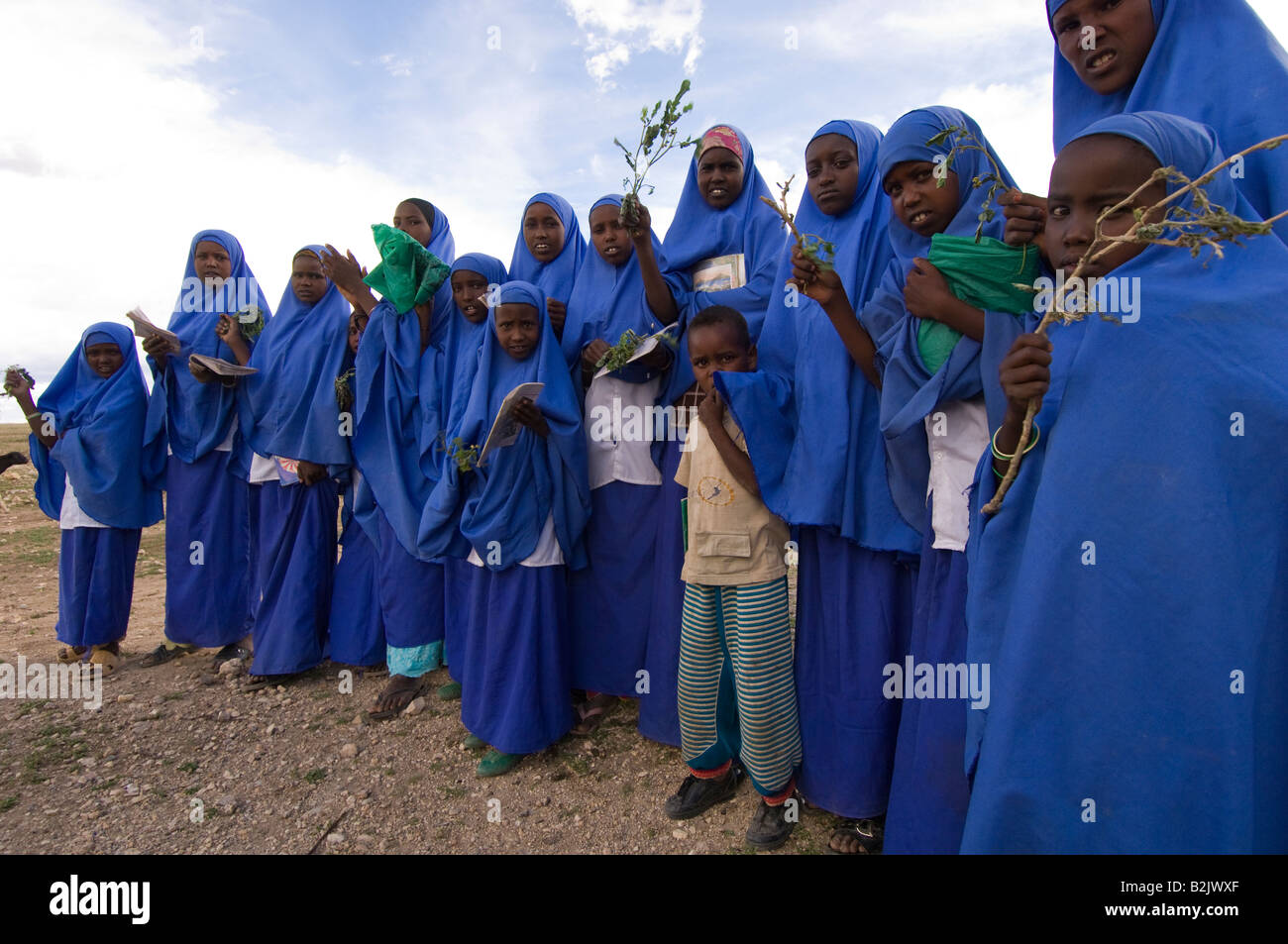 Students at a Muslim school in Somali Region, Ethiopia, Africa Stock ...
