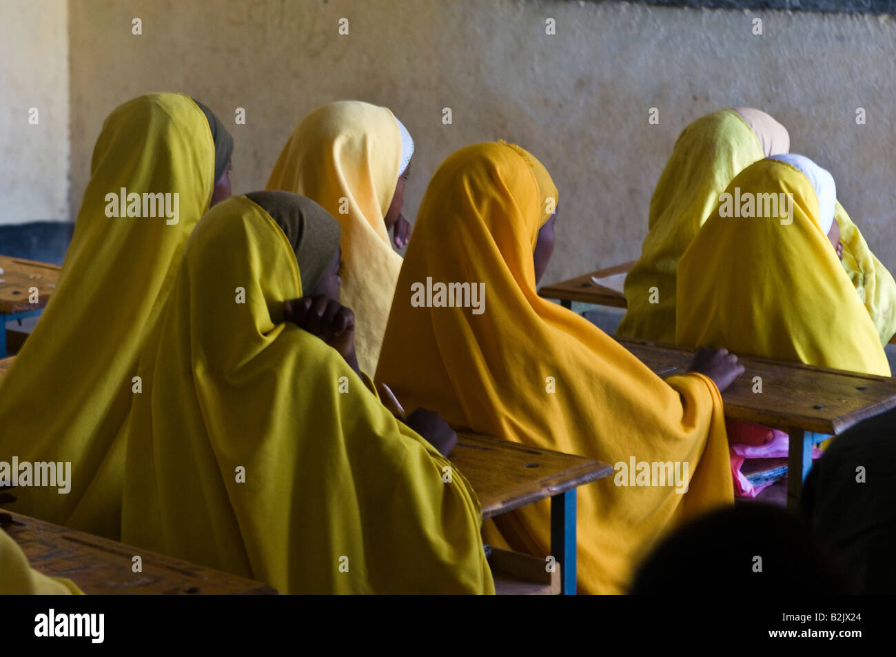 Students at a Muslim school in Somali Region, Ethiopia, Africa Stock ...