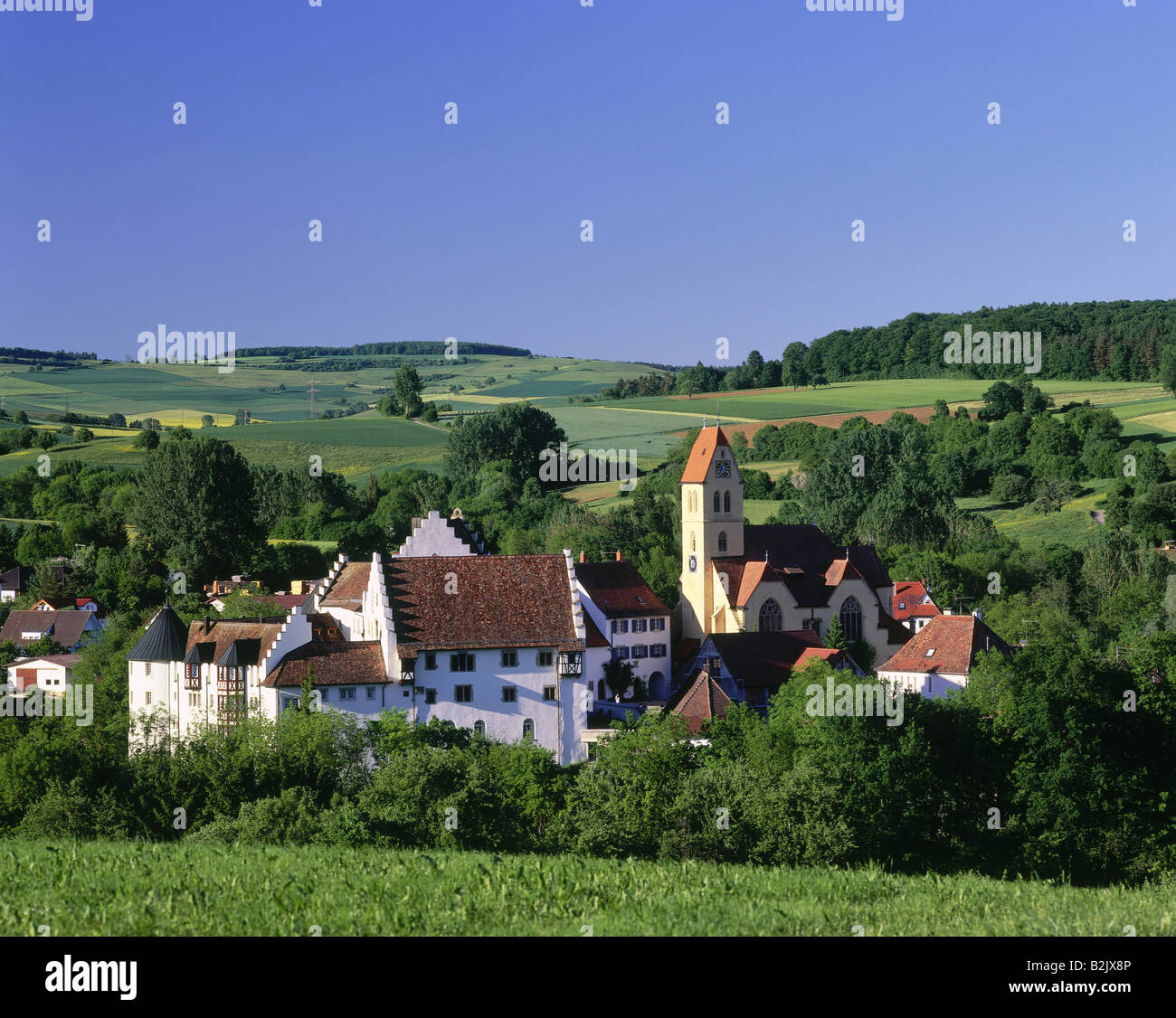 geography / travel, Germany, Baden-Wuerttemberg, Tengen, castles ...