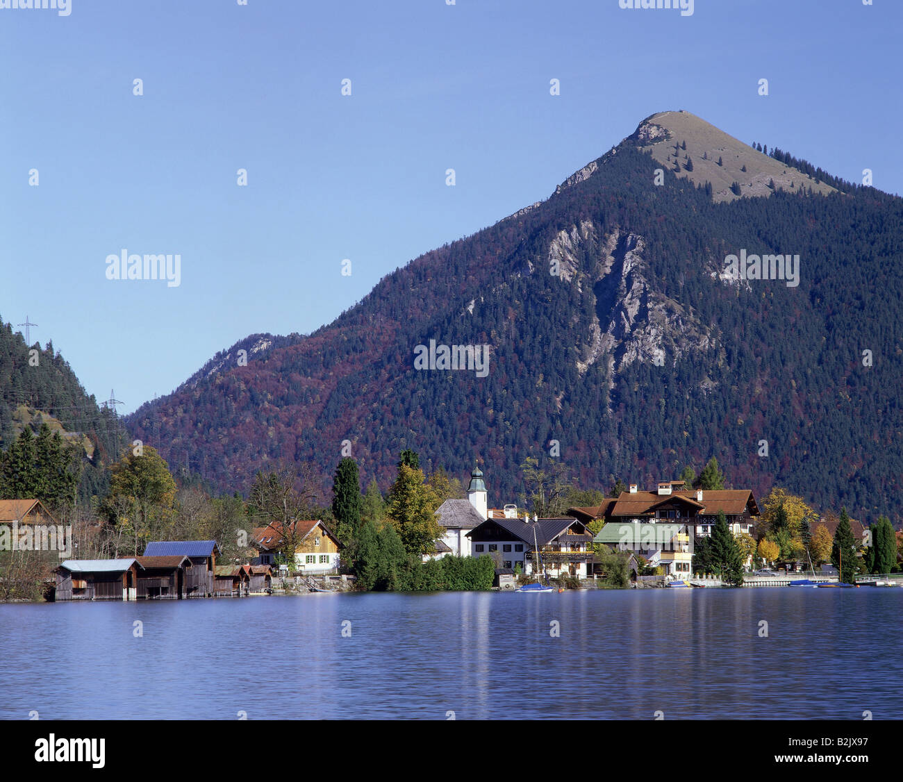 Walchensee village hi-res stock photography and images - Alamy