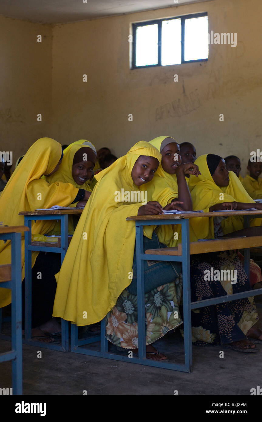 Students at a Muslim school in Somali Region, Ethiopia, Africa Stock ...