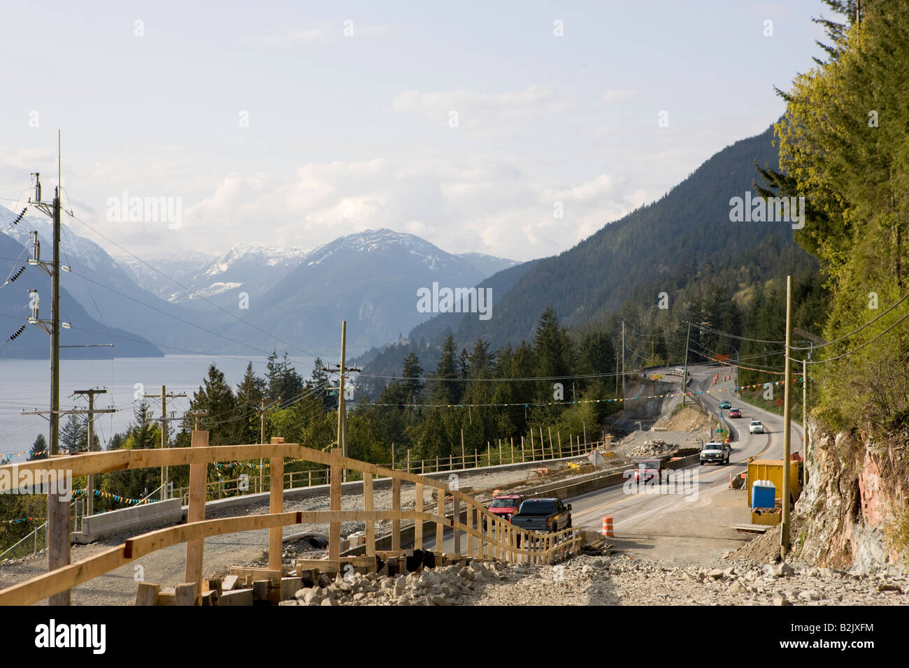 Canada highway 99 winter hi-res stock photography and images - Alamy