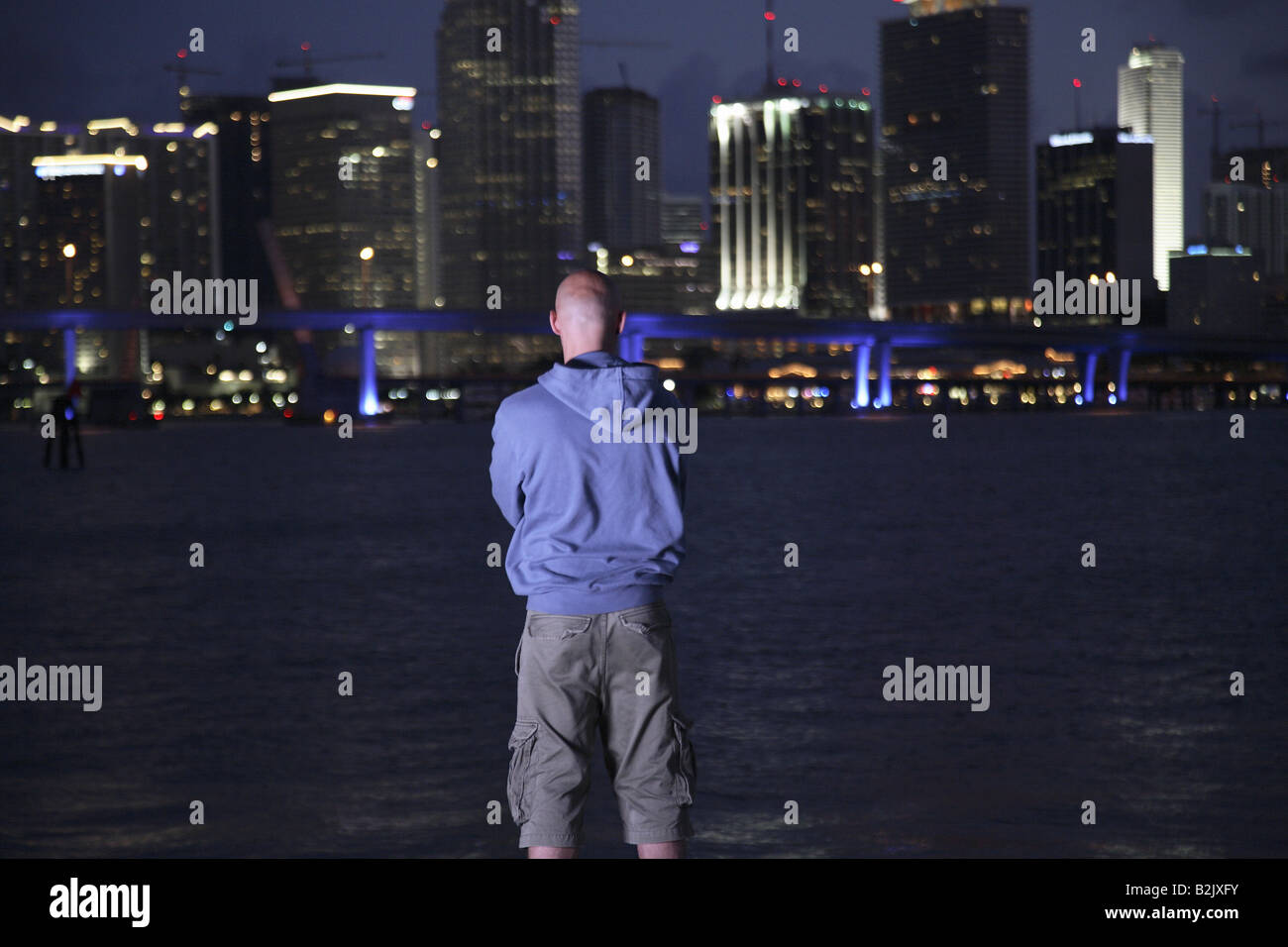 Skyline miami man hi-res stock photography and images - Alamy