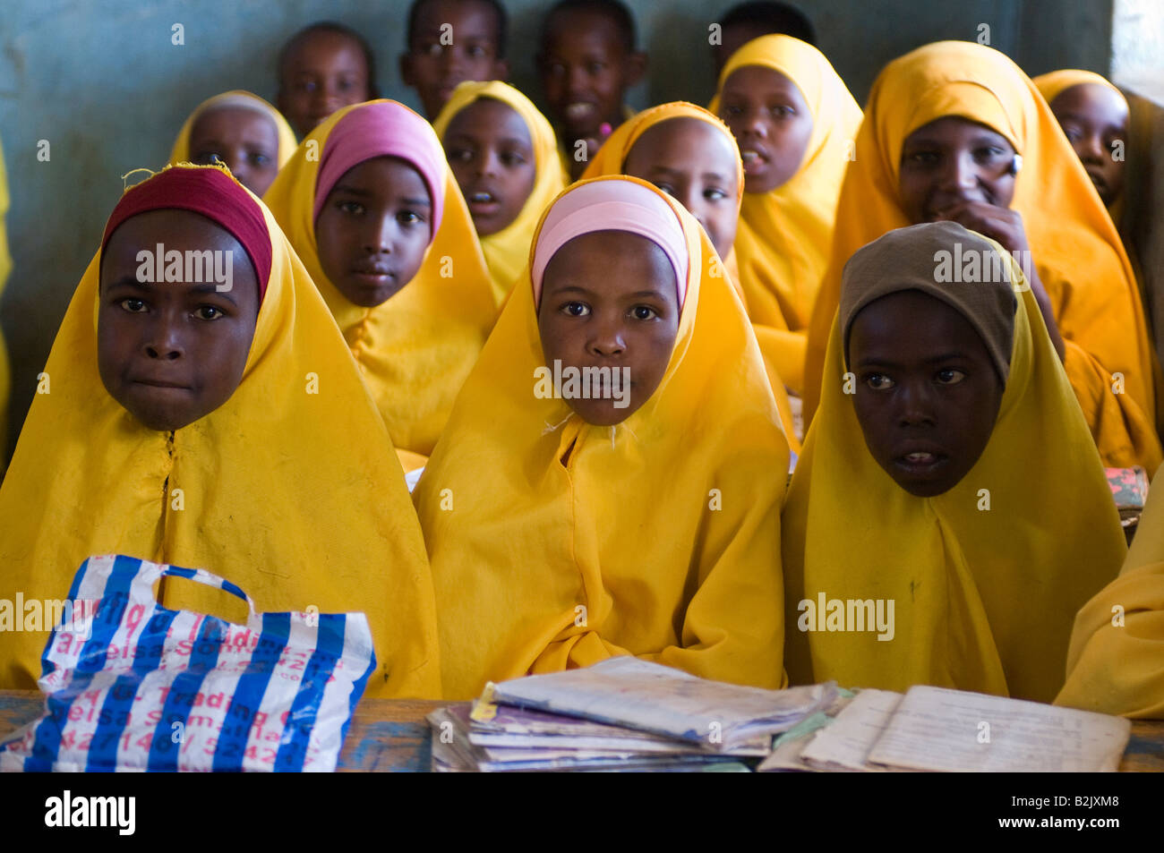 Students at a Muslim school in Somali Region, Ethiopia, Africa Stock ...