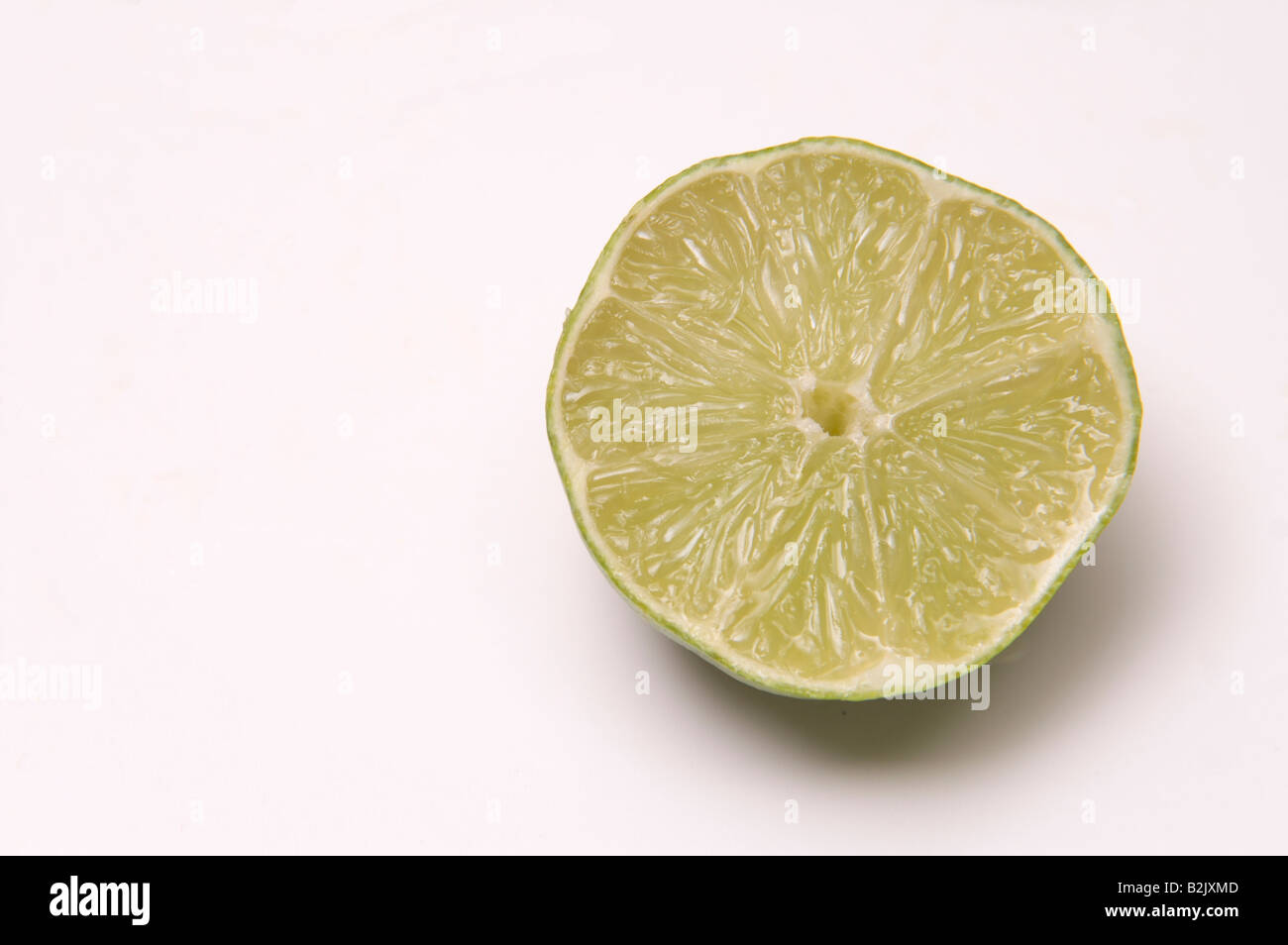 Half of a Lime Stock Photo - Alamy