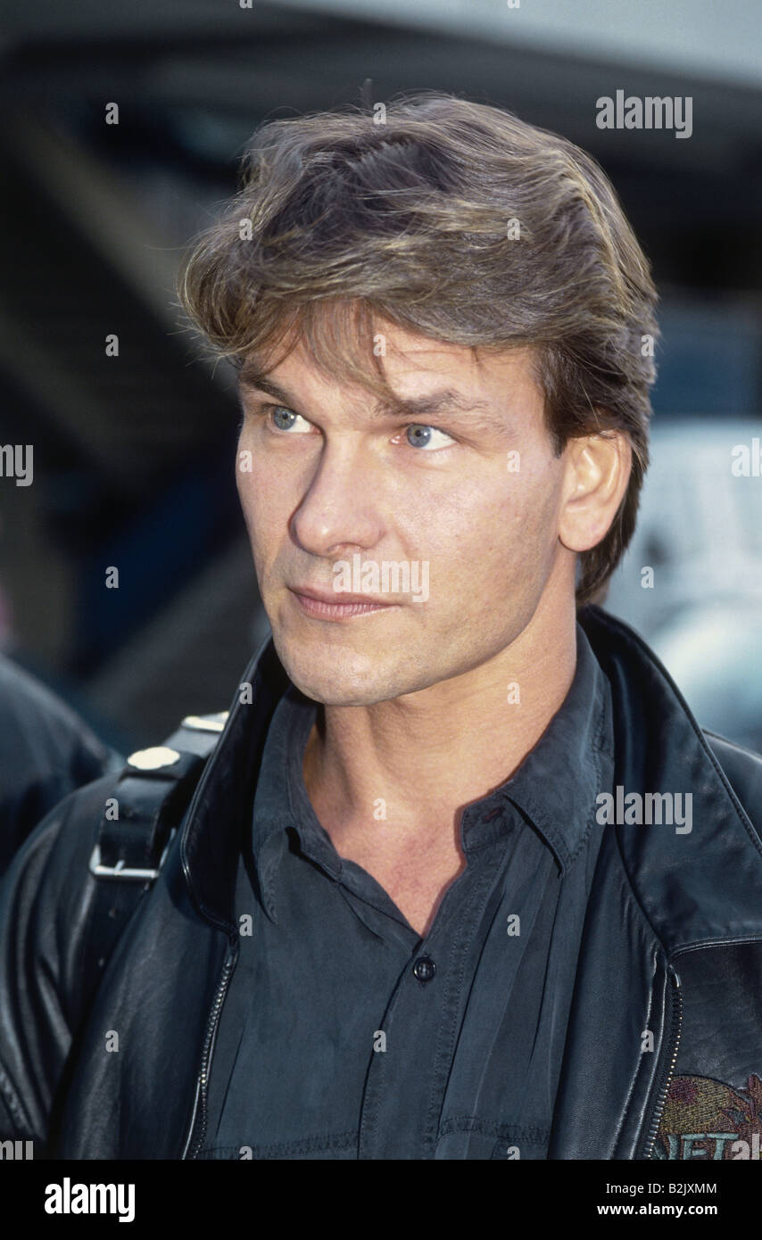Swayze, Patrick, 18.8.1952 - 14.9.2009, US actor, portrait, arrival at ...