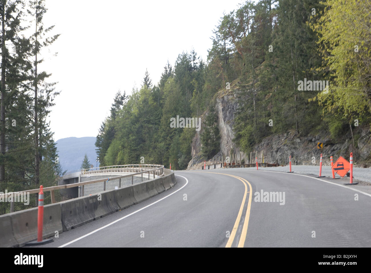 highway construction on hwy 99 the road to the 2010 winter Olympics in ...