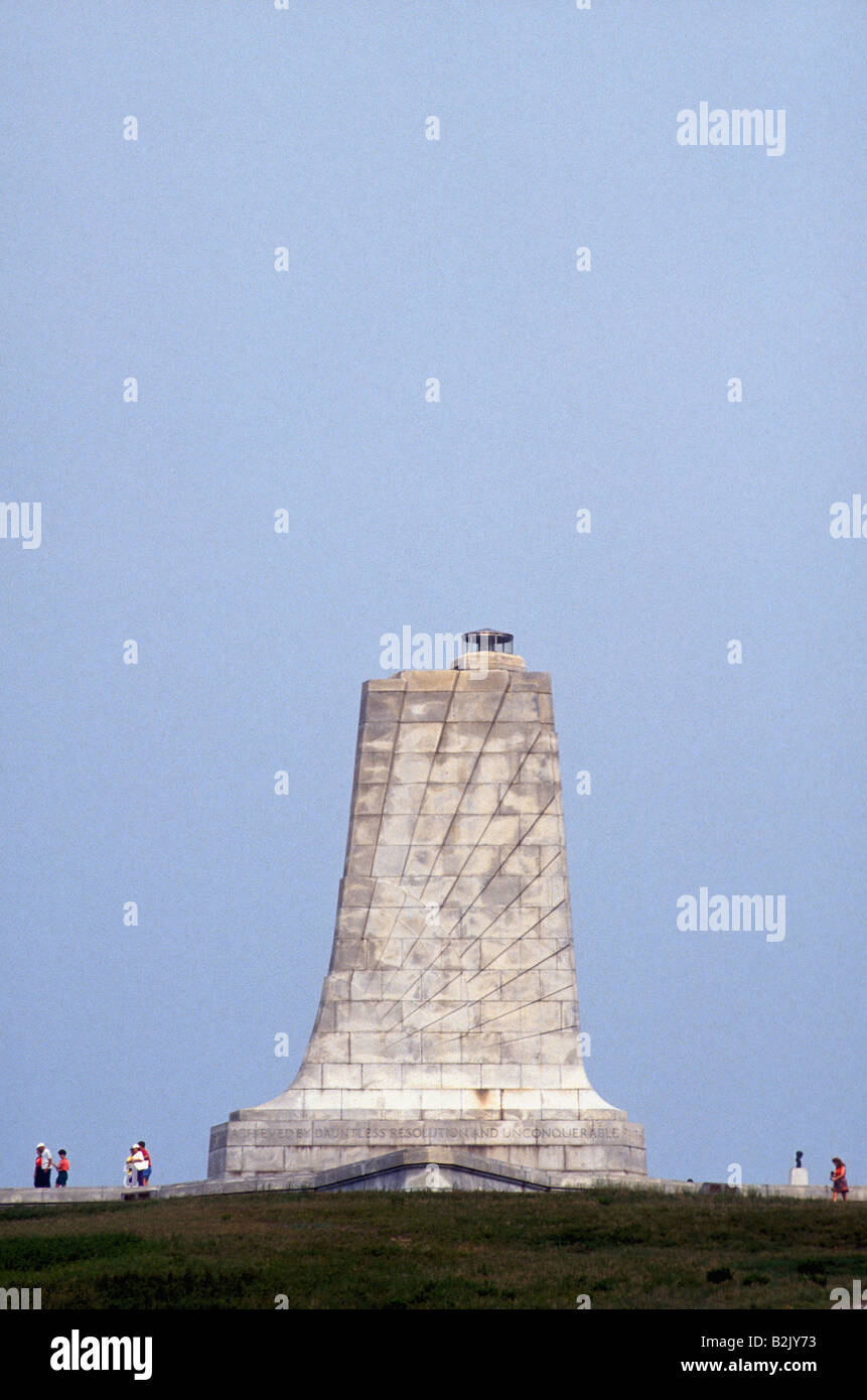 Wright Brothers Memorial on top of Kill Devil Hill Kitty Hawk North ...