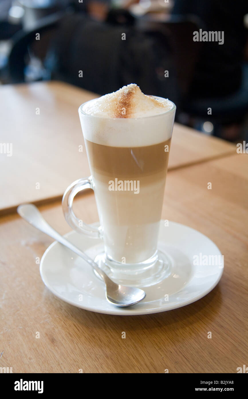 Coffee Latte London England Stock Photo - Alamy