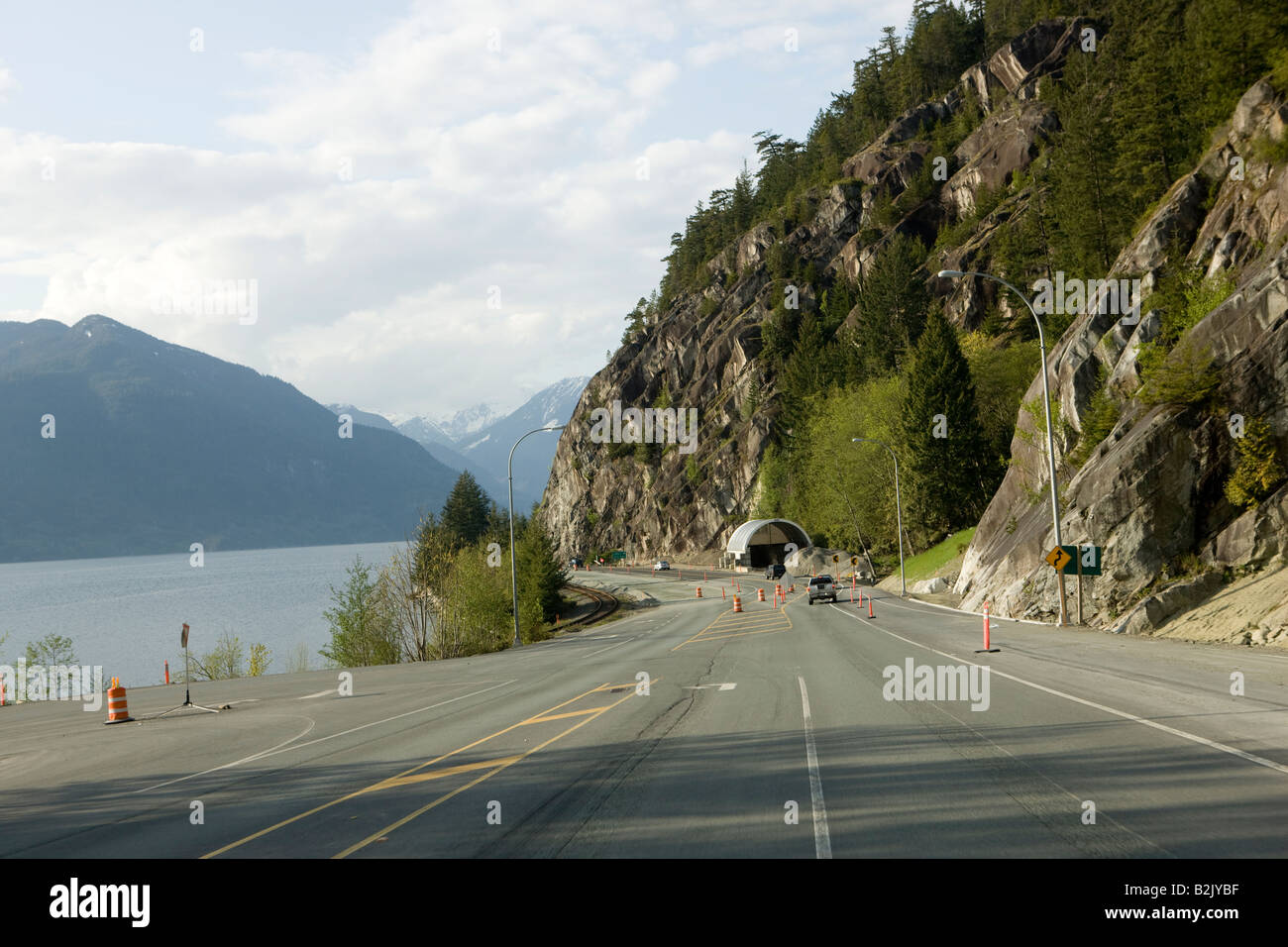 highway construction on hwy 99 Stock Photo - Alamy