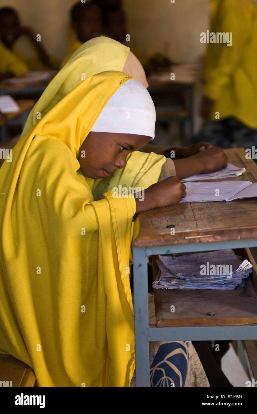 Students at a Muslim school in Somali Region, Ethiopia, Africa Stock ...
