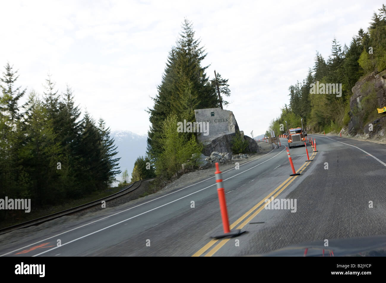 highway construction on hwy 99 Stock Photo - Alamy