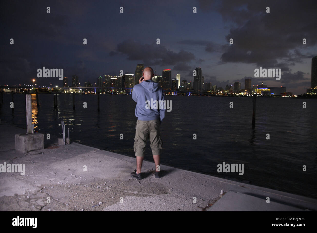 Skyline miami man hi-res stock photography and images - Alamy