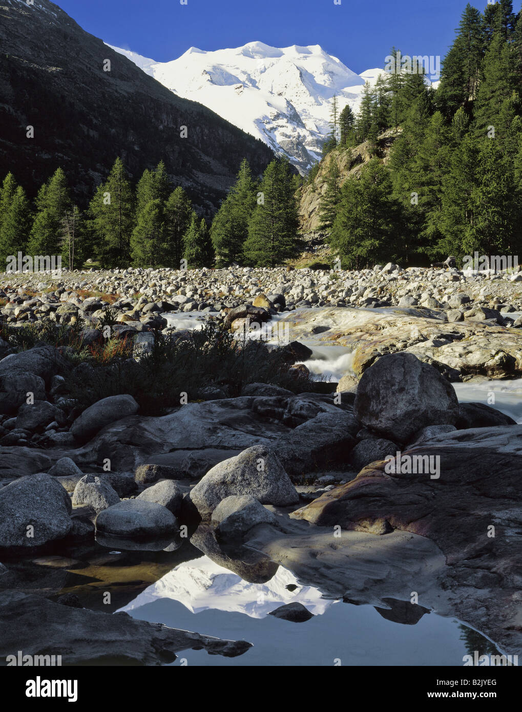 geography / travel, Switzerland, Grisons, landscapes, Bernina Alps ...