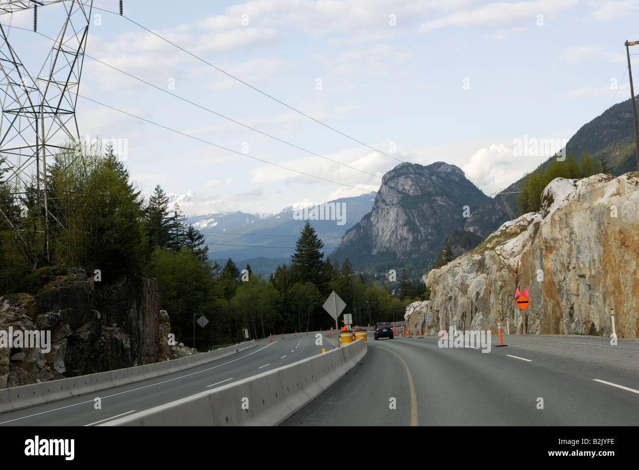 highway construction on hwy 99 Stock Photo - Alamy