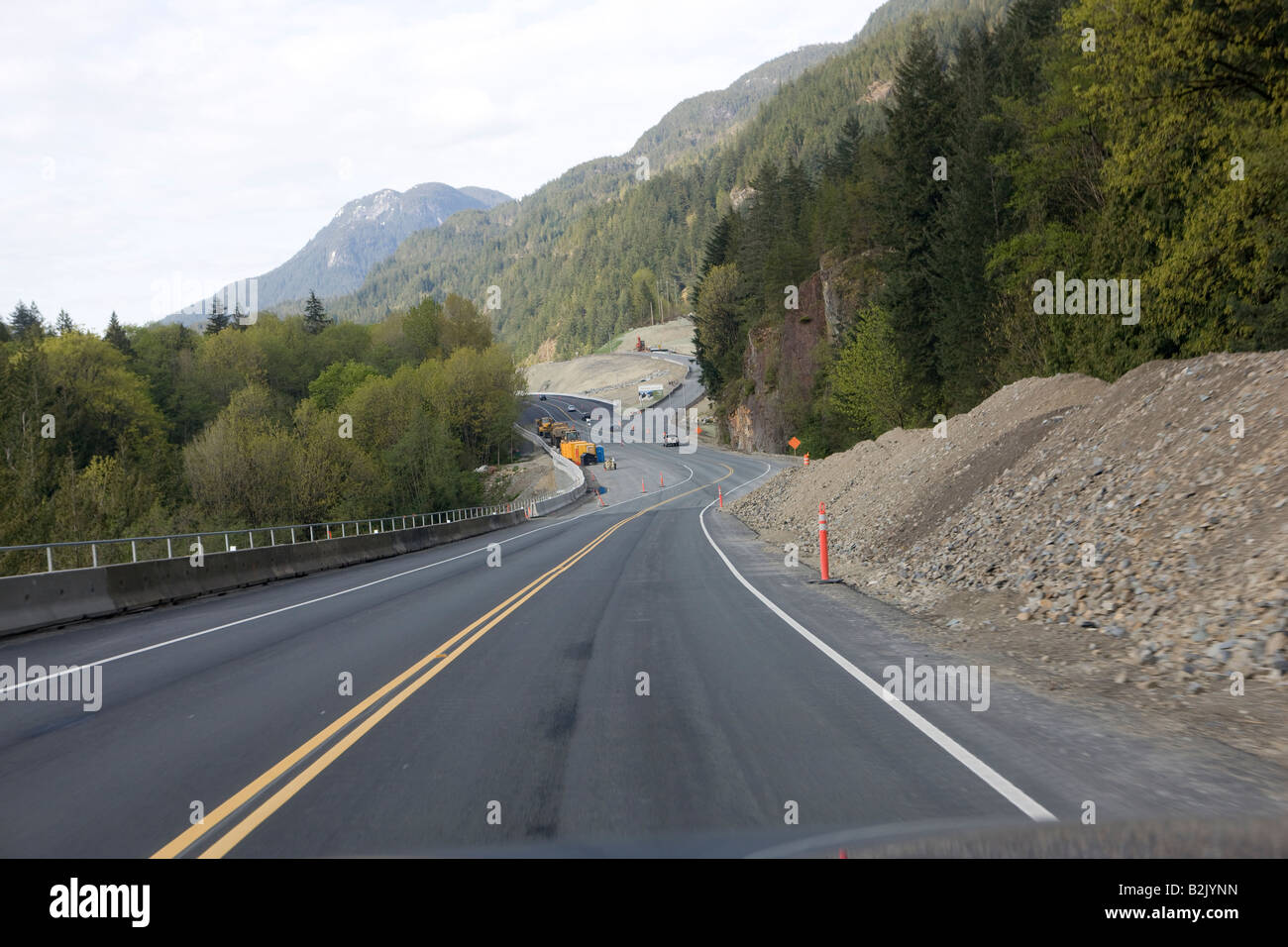 highway construction on hwy 99 Stock Photo - Alamy