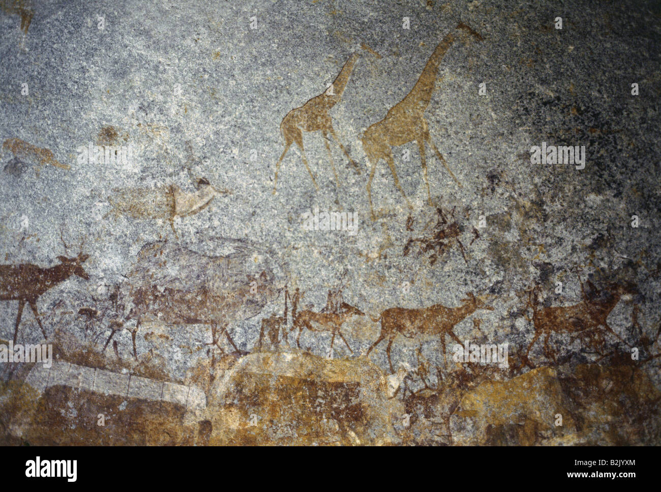 aeon / prehistory, petrographs, rock paintings at Diana's Vow, near ...