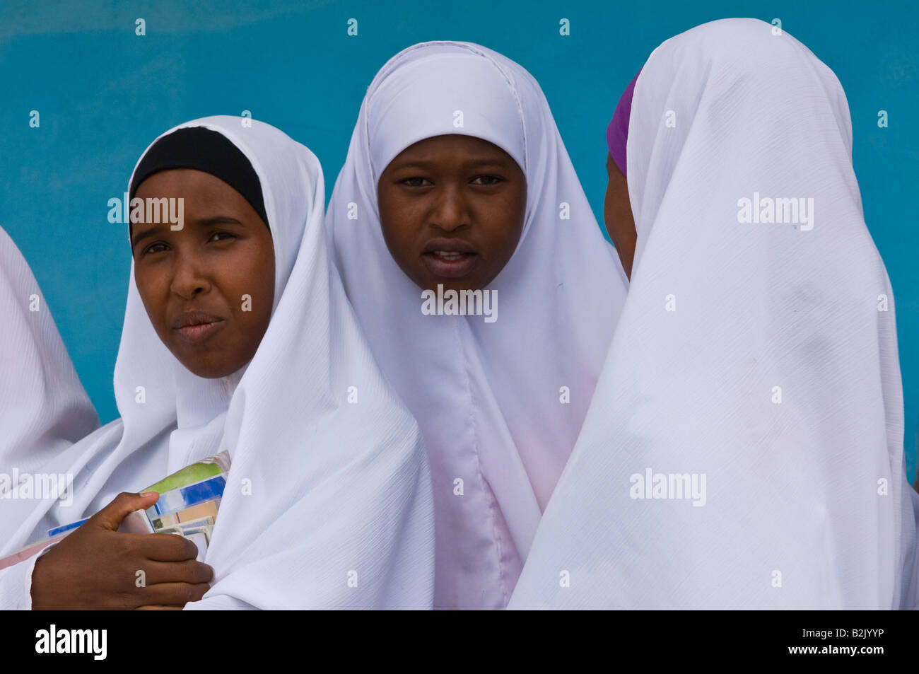 Students at a Muslim school in Somali Region, Ethiopia, Africa Stock ...