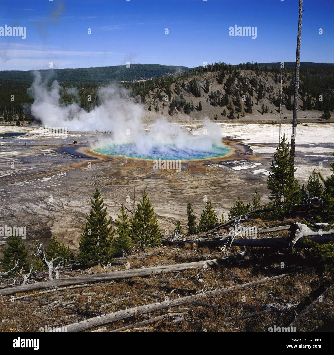 geography / travel, USA, Wyoming, landscapes, Yellowstone National Park ...