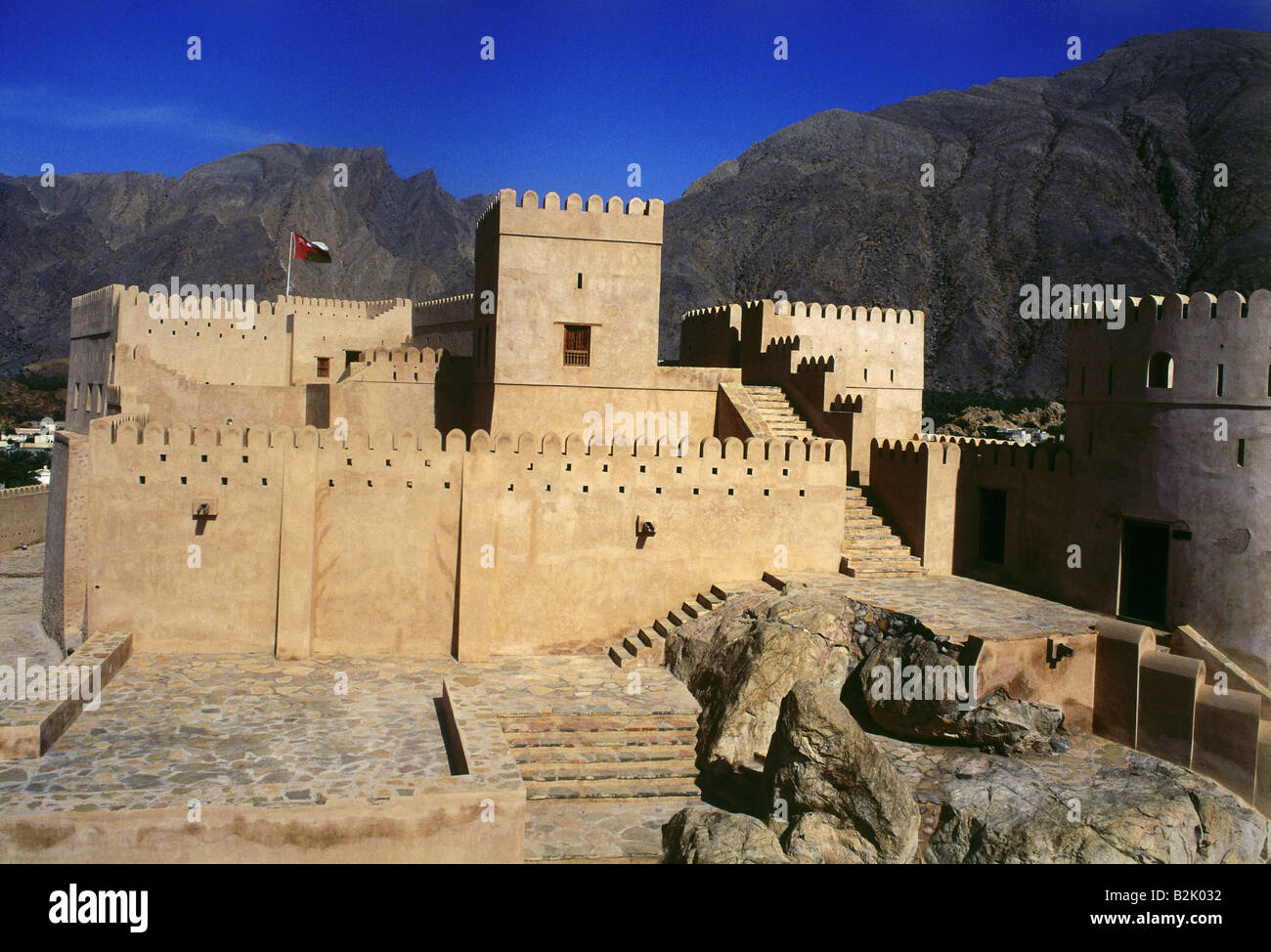 architecture, castles, Oman, Rustaq Fort, exterior view, Additional ...