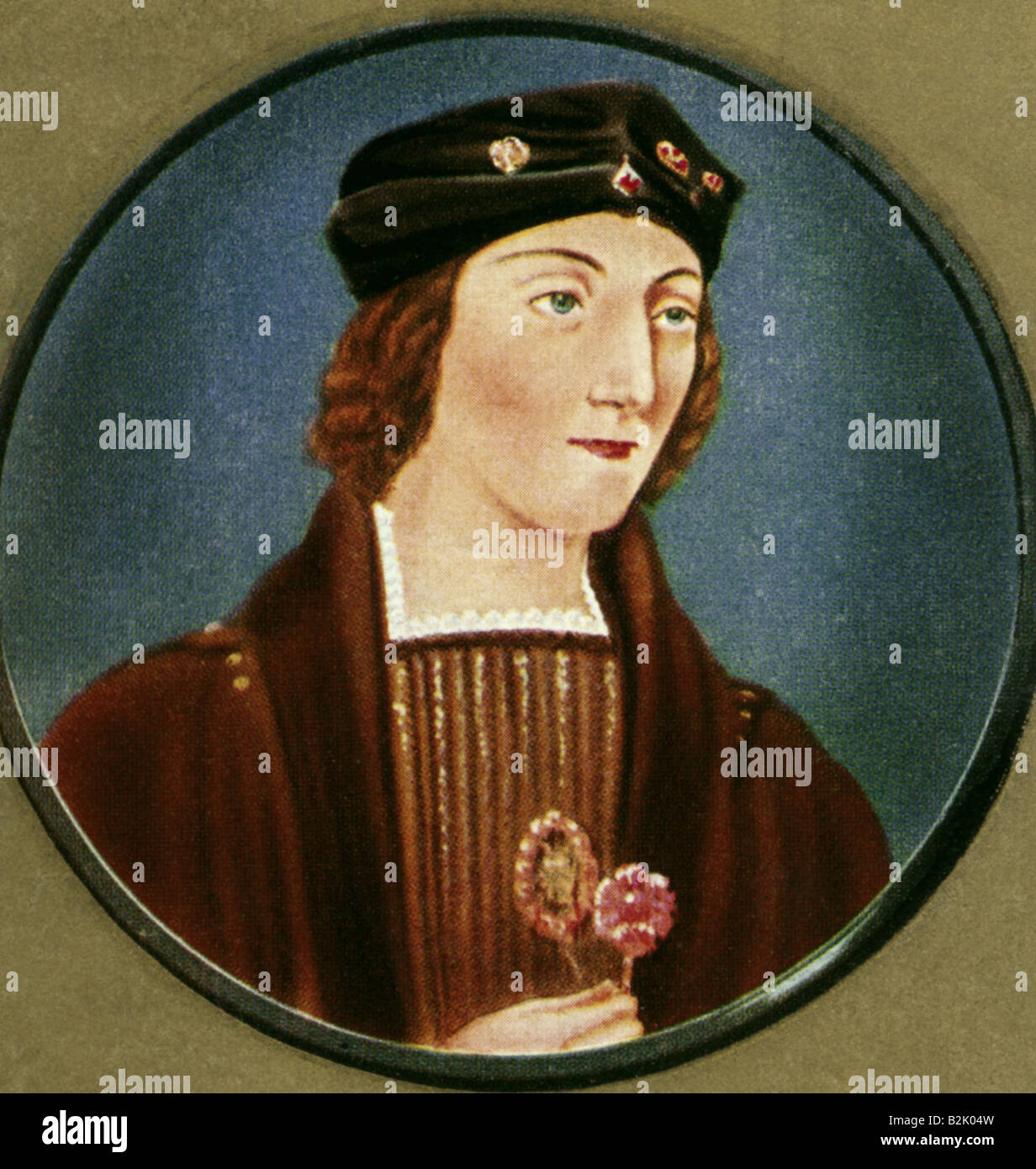 Henry VII, 28.1.1457 - 21.4.1509, King of England 22.8.1485 - 21.4.1509 ...