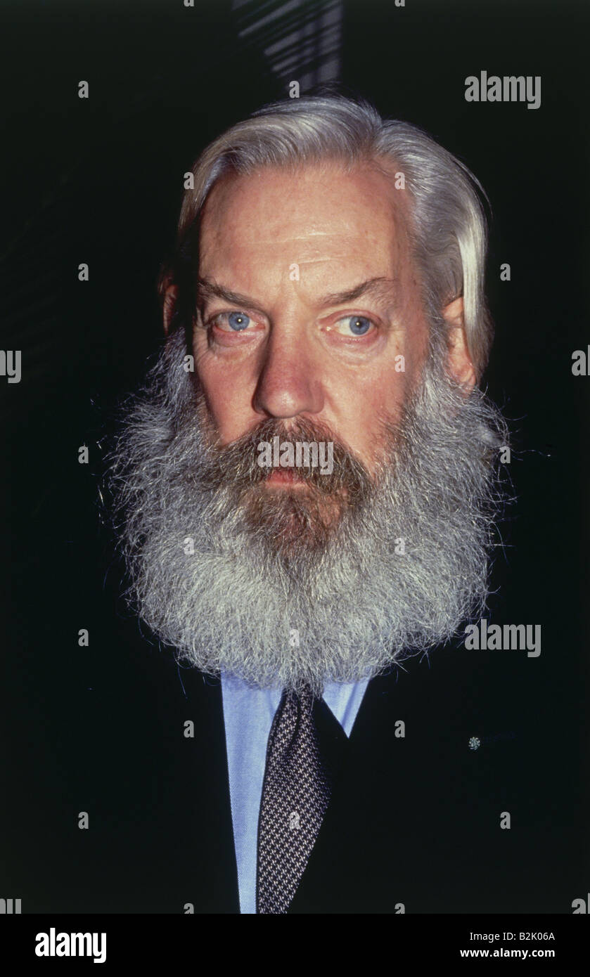 Sutherland, Donald * 17.7.1935, Canadian actor, portrait, 1990s Stock ...