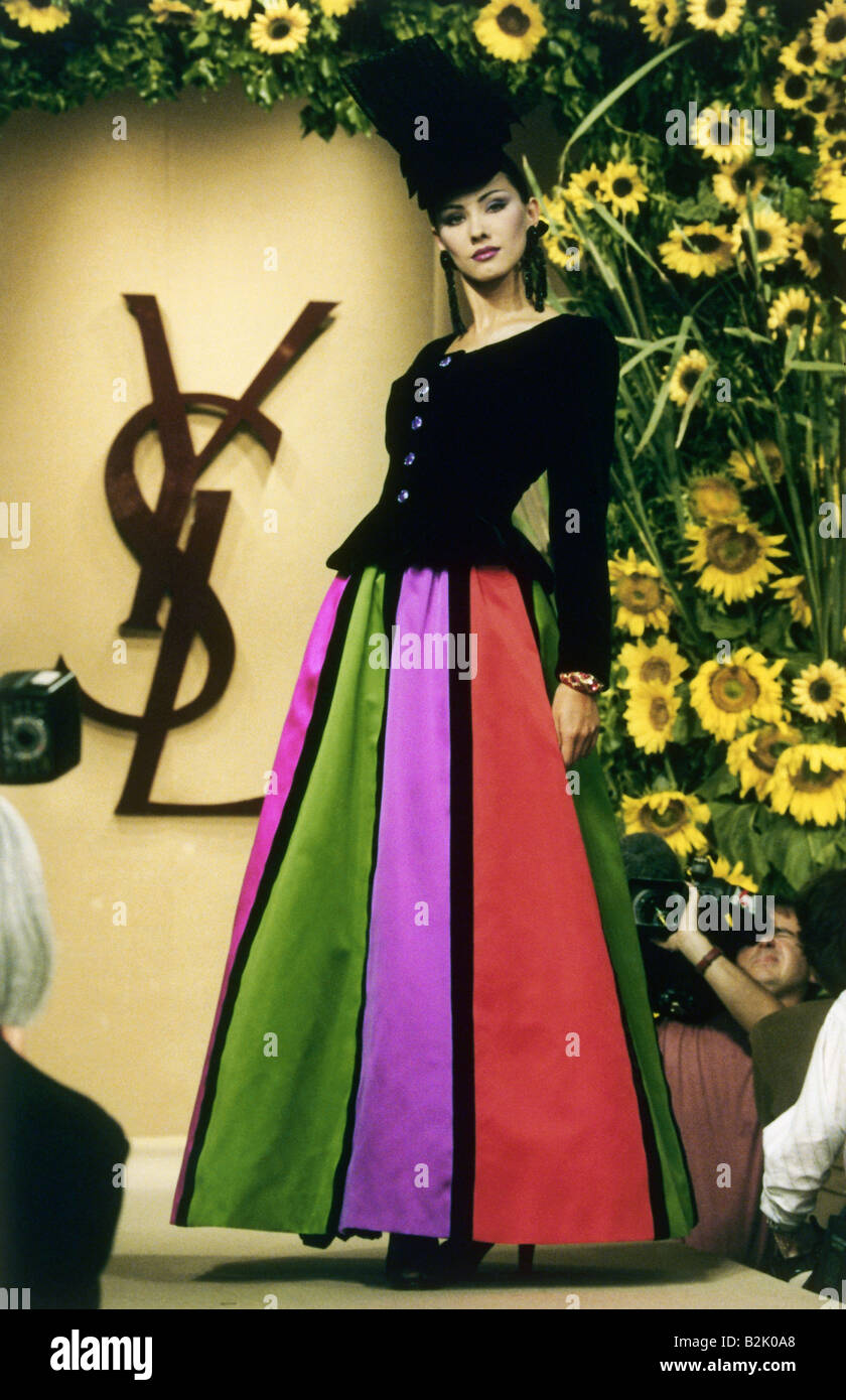 fashion, fashion show, Haute Couture, Paris, Yves Saint Laurent, fall / winter collection 1994 / ...