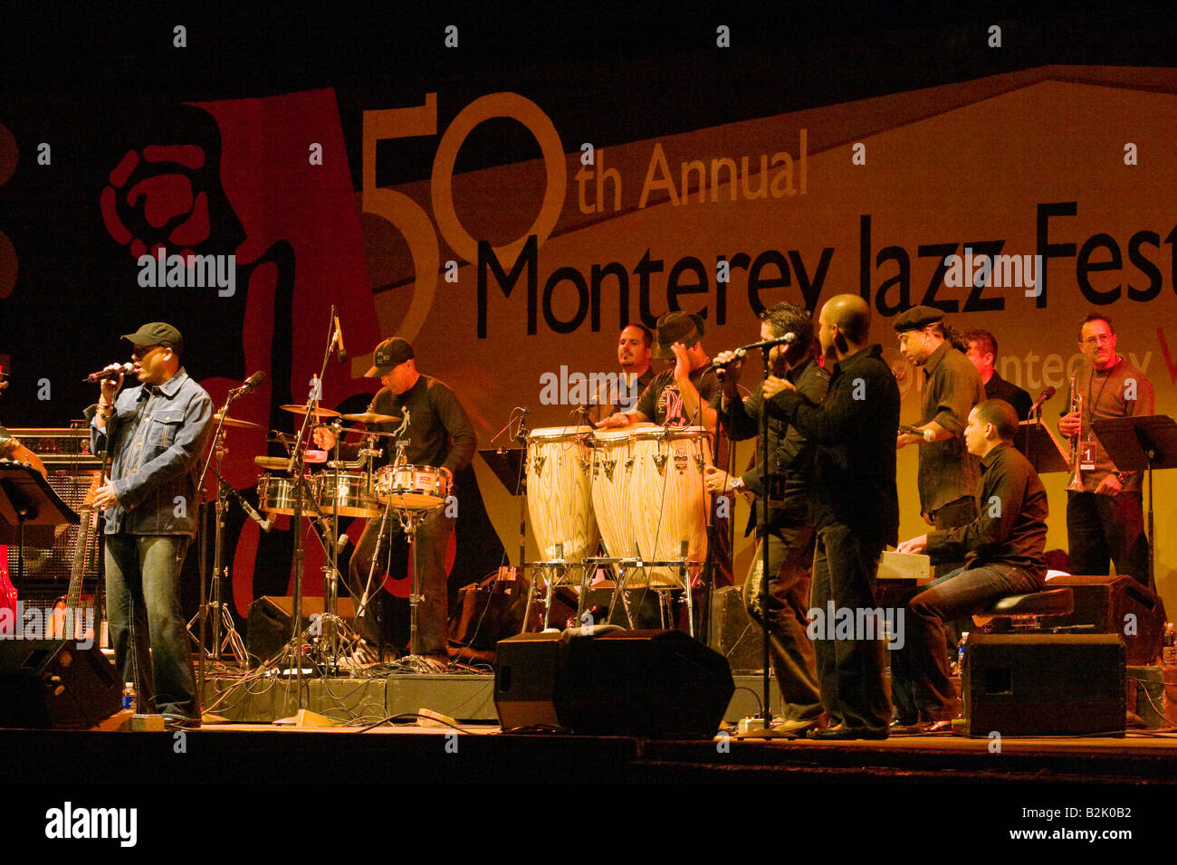 ISSAC DELGADO and his Band on the Jimmy Lyons Stage during the 50th ...