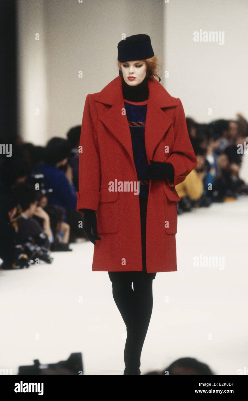 fashion, fashion show, Pret-A-Porter, Paris, Yves Saint Laurent, fall / winter collection 1986 / ...