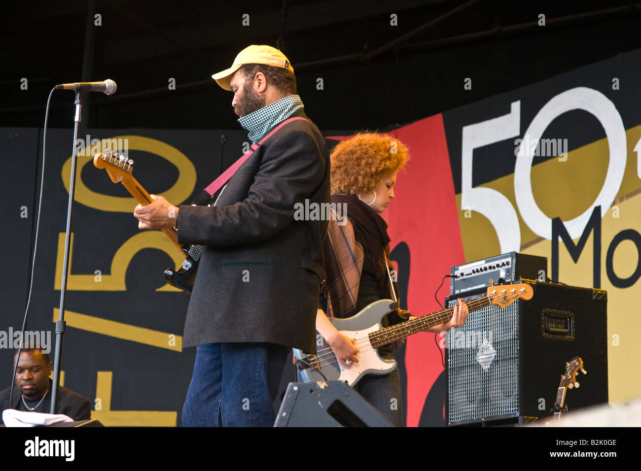 OTIS AND CASSIE TAYLOR perform on the JIMMY LYONS STAGE during the 50th ...