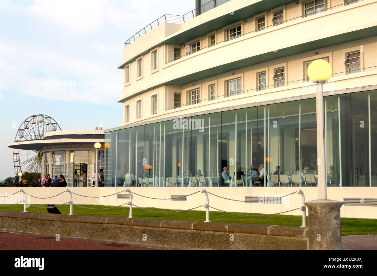 Rear view of the Midland Hotel in Morecambe Stock Photo - Alamy