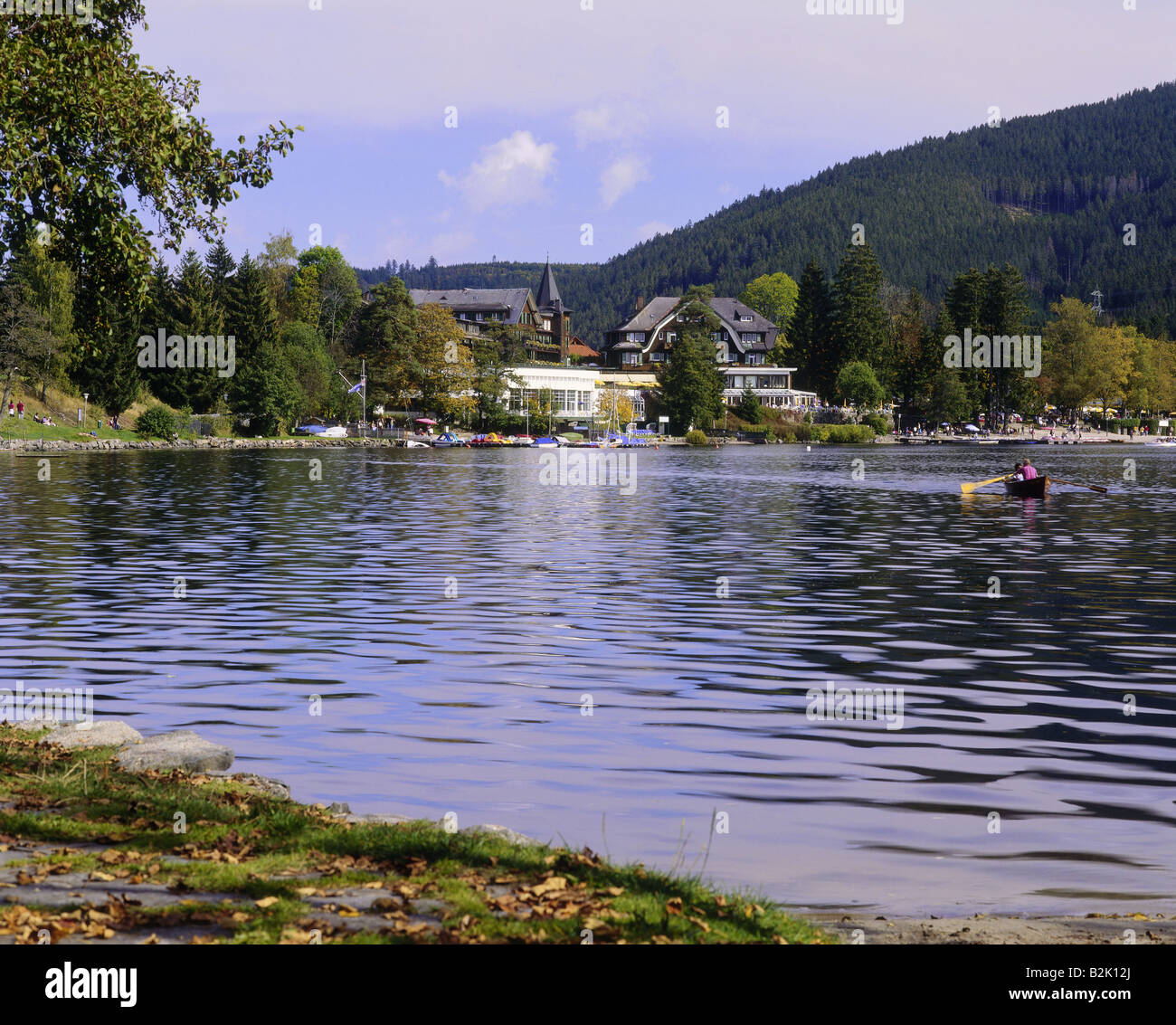 Titisee baden wurttemberg germany europe resort hi-res stock ...