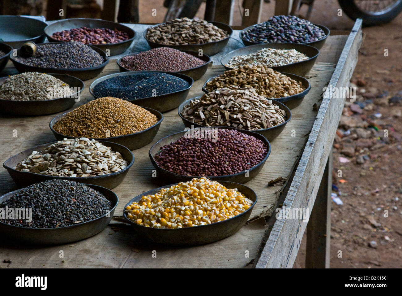 Dried Lentils in a Market in Thanjavur South India Stock Photo - Alamy