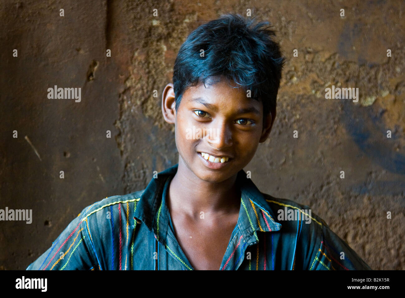 Indian Boy in Thanjavur South India Stock Photo - Alamy