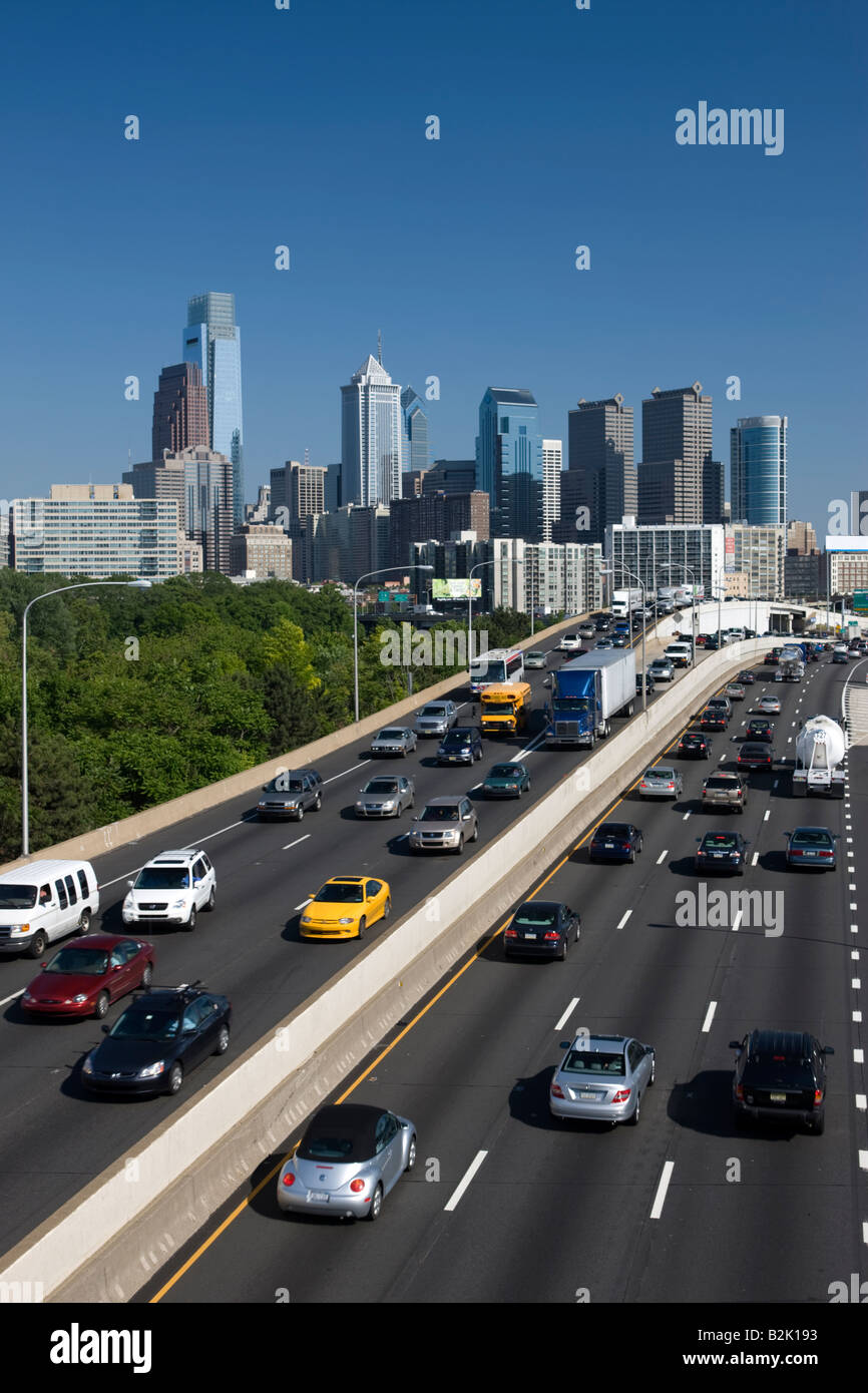 Skyline highway 76 schuylkill expressway hi-res stock photography and ...